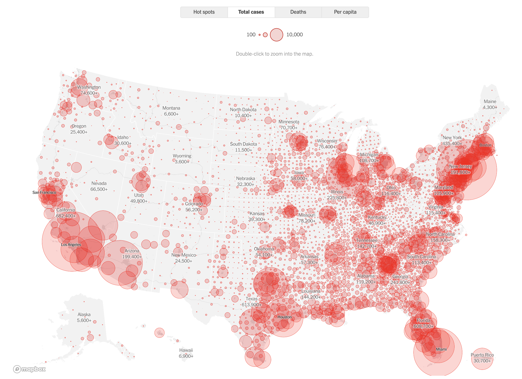 Graduated Symbol Map