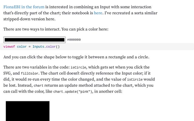 Combining Inputs With Internal Interactivity In A Chart Toph Tucker Observable