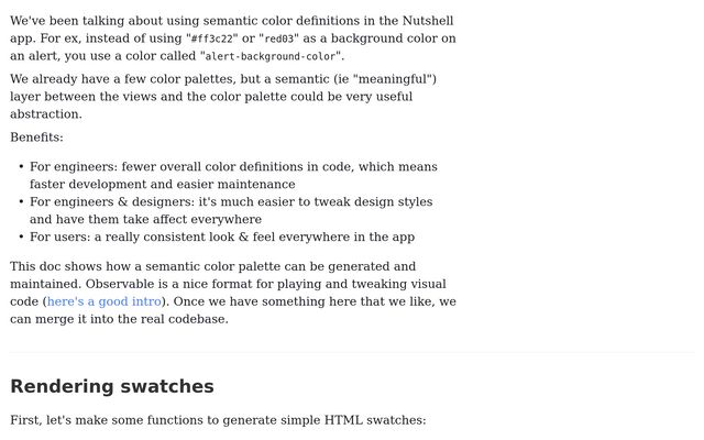 Nutshell semantic colors / Sam Pierce Lolla | Observable
