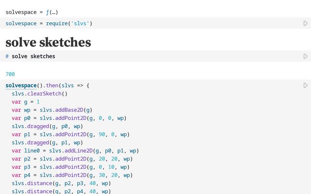 require solvespace / Koen Schmeets | Observable