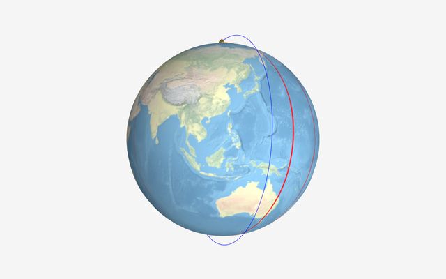 Satellite ground track visualizer / MOSIAC | Observable