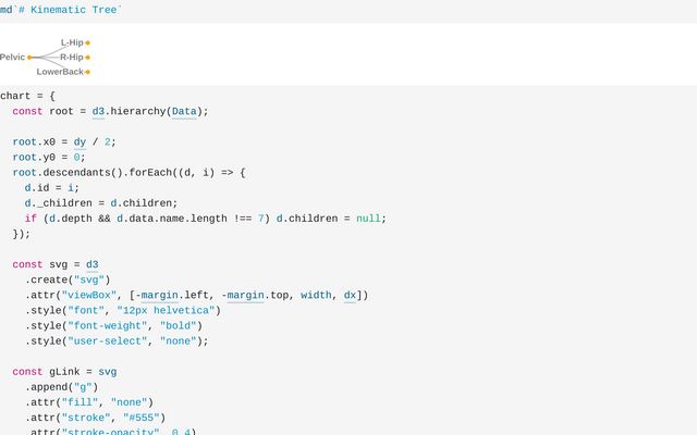 Kinematic Tree / Saeed Ghorbani | Observable