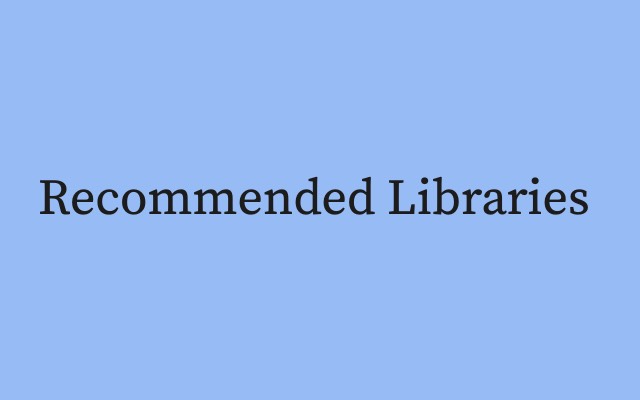 Recommended Libraries / Observable | Observable