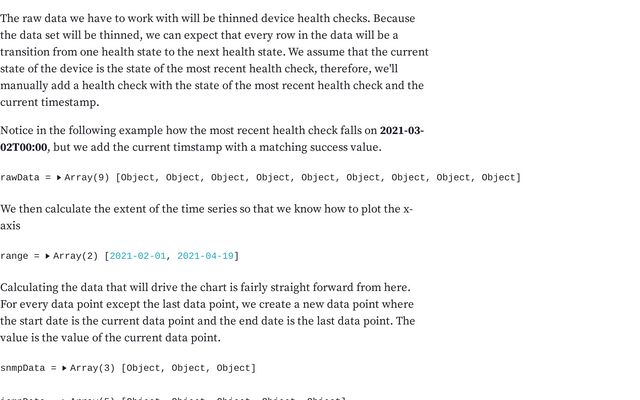 Device Health Checks / Clark McCauley | Observable