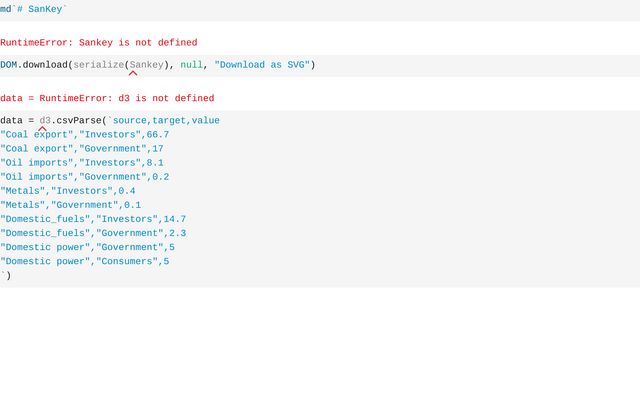 SanKey / Phillip Kelley-Dotson | Observable