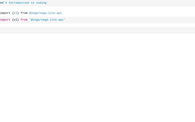 Introduction to coding / ankyokuwang | Observable