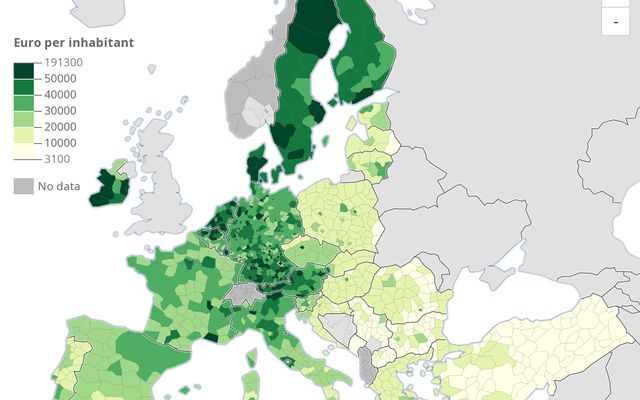 Choropleth map / Eurostat's Workspace | Observable