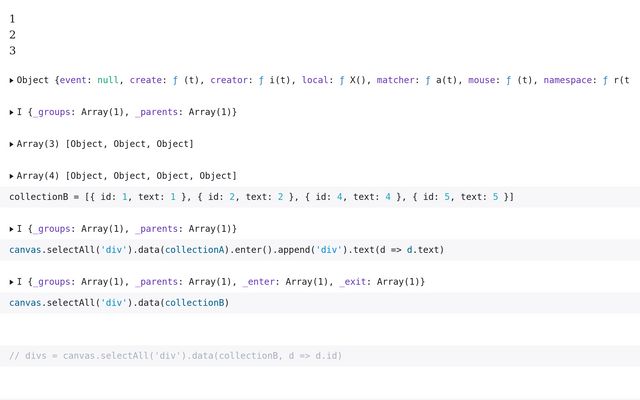 快速理解D3js enter 与 exit 与 update / leanne | Observable