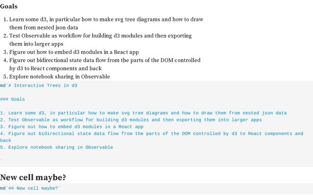 Interactive Trees in d3 / L Fahn-Lai | Observable