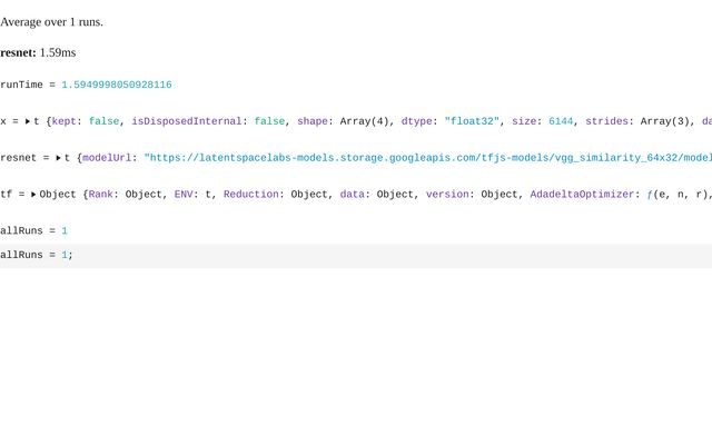 Benchmarking MobileNet in TensorFlow.js / Evan Casey | Observable