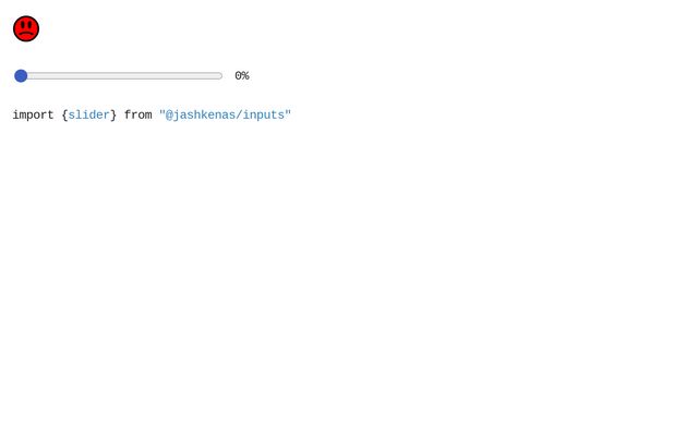 Smiley slider / Markus Rudolph | Observable