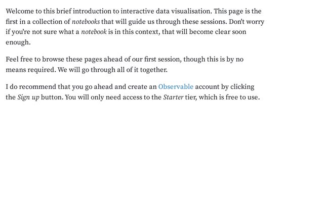 Interactive data visualisation / Niels de Hoog | Observable
