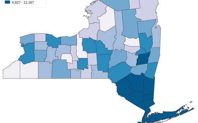 NYS Covid-19 Map / John Tomanelli II | Observable