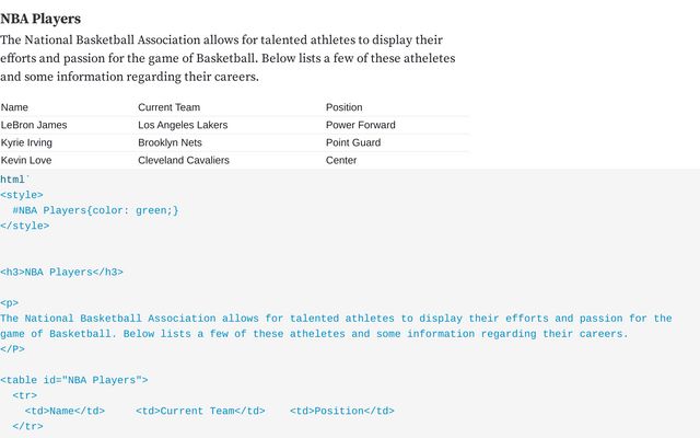 Table / Christina Judy | Observable