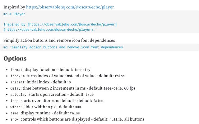 Player / erickwang | Observable