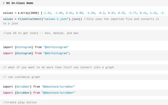 D3 In-Class Demo / Hannah Schrager | Observable
