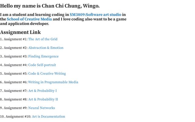 Observable + Software Art. / Chan Chi Chung 55306483 | Observable