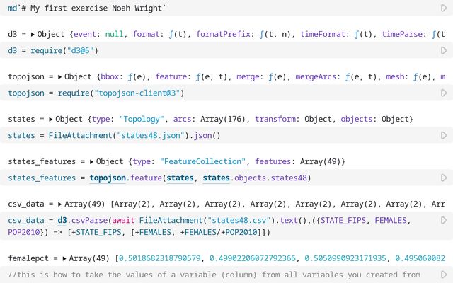 Noah Wright | Observable