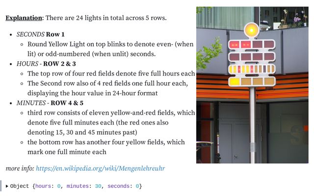 Mengenlehreuhr - Set Theory Clock / Ajay | Observable