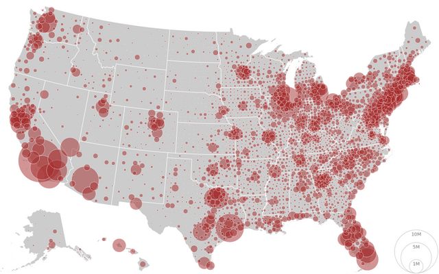 Bubble Map / Seph Coster | Observable
