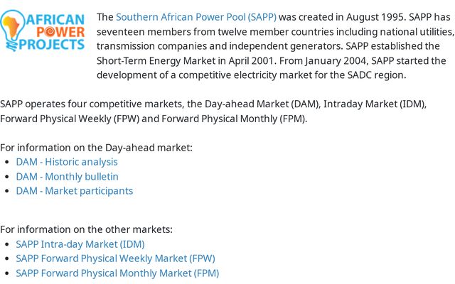 Southern African Power Pool / Andy Fleming | Observable