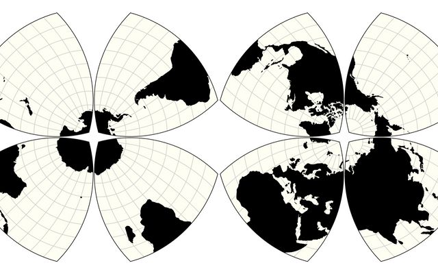 Da Vinci’s octant projection / Fil | Observable