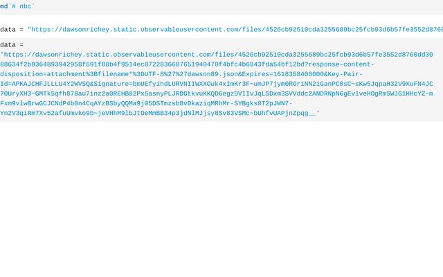 Dawson Richey | Observable