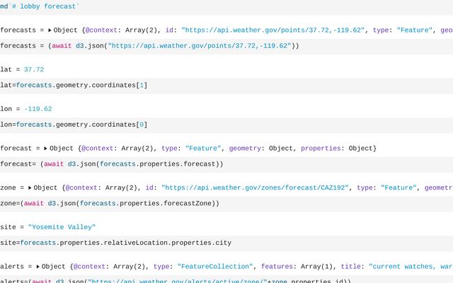 lobby forecast / Jim Bentzien | Observable