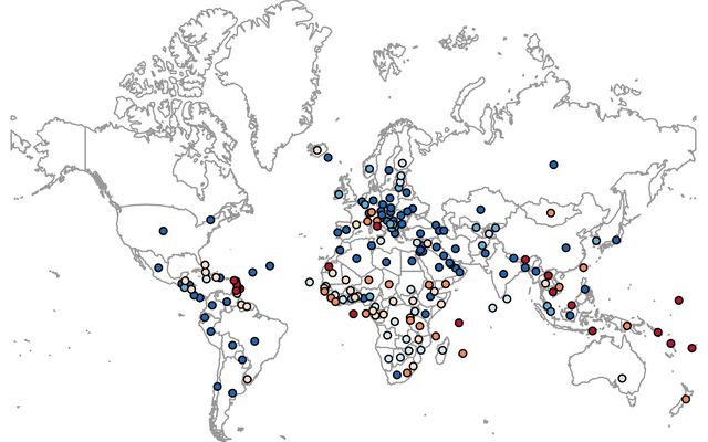 Final Lab: World Map / Daniel Gwak | Observable