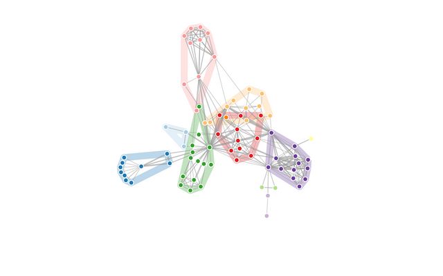 D3 Force Directed Graph With Convex Hull Chinasubbareddym Observable 