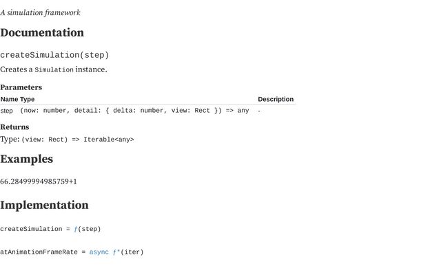 Simulate / Joel Cornett | Observable