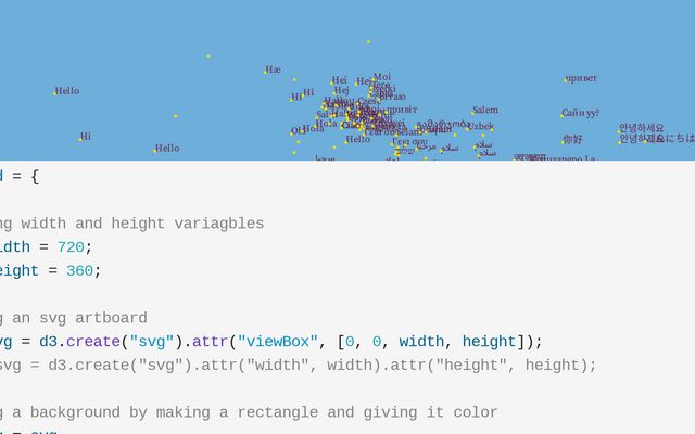 Hello World Map Challenge / Sunaina Kuhn | Observable