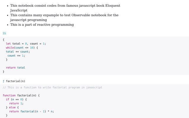 Eloquent Javascript / Rohan Singh Rajput | Observable