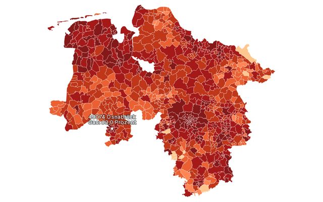 Heizen in Deutschland / RND | Observable