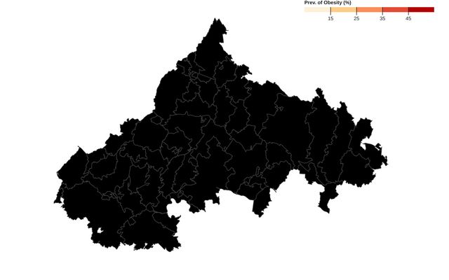 History: BMI Classification Prevalence Mapping / Ben Lobo | Observable